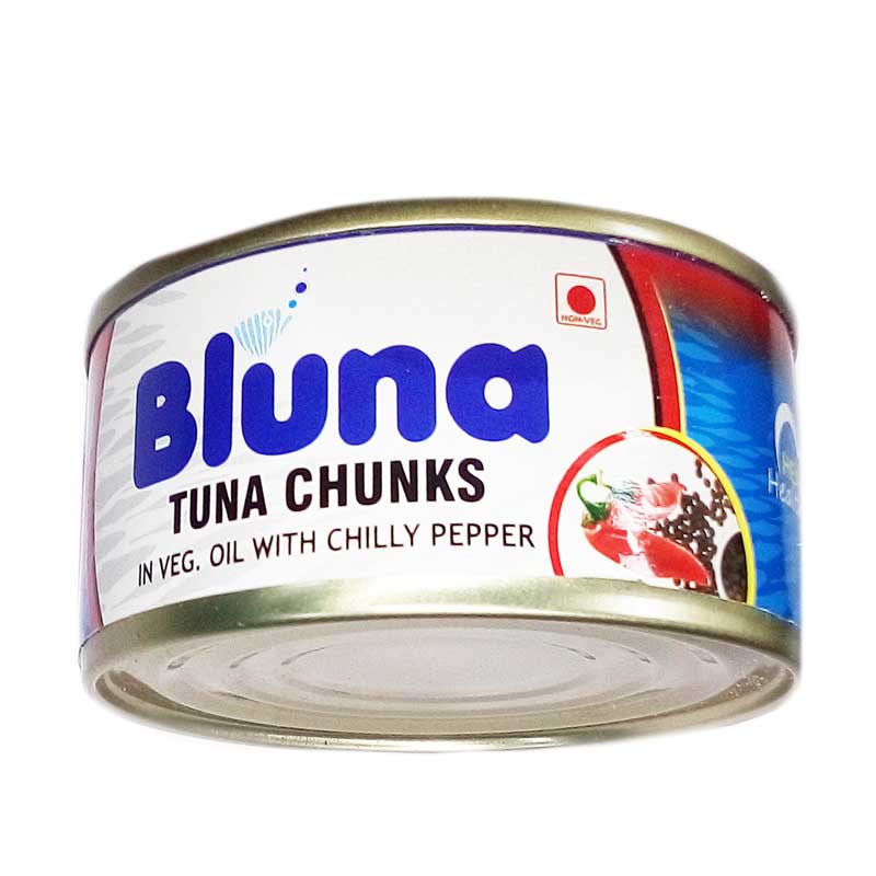 Bluna Tuna Chunks In Veg Oil With Chilli Peppers, 180g – Magsons Group